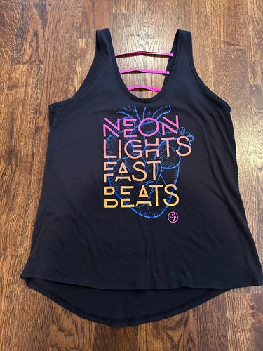 Zumba Neon Lights Fast Beats Top - Pre-Owned - Small | eBay