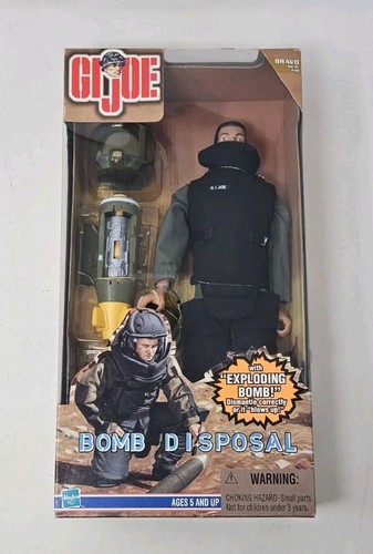 GI Joe Bomb Disposal Bravo Figure Doll With Exploding Doll 12" | eBay