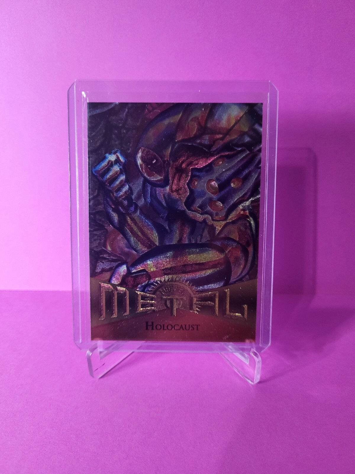 1995 Fleer Marvel Metal Card #5 Holocaust | eBay