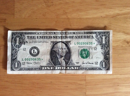 Misprinted Star Note Off Centered Dollar Bill | eBay