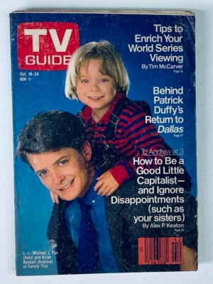 TV Guide Magazine October 18 1986 Michael J. Fox Southern Florida Ed ...