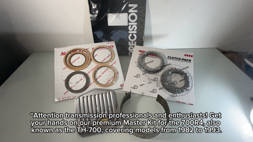 TH700R-4 700R4 4L60 Transmission Master Rebuild Kit 1987-1993 GM Chevy ...