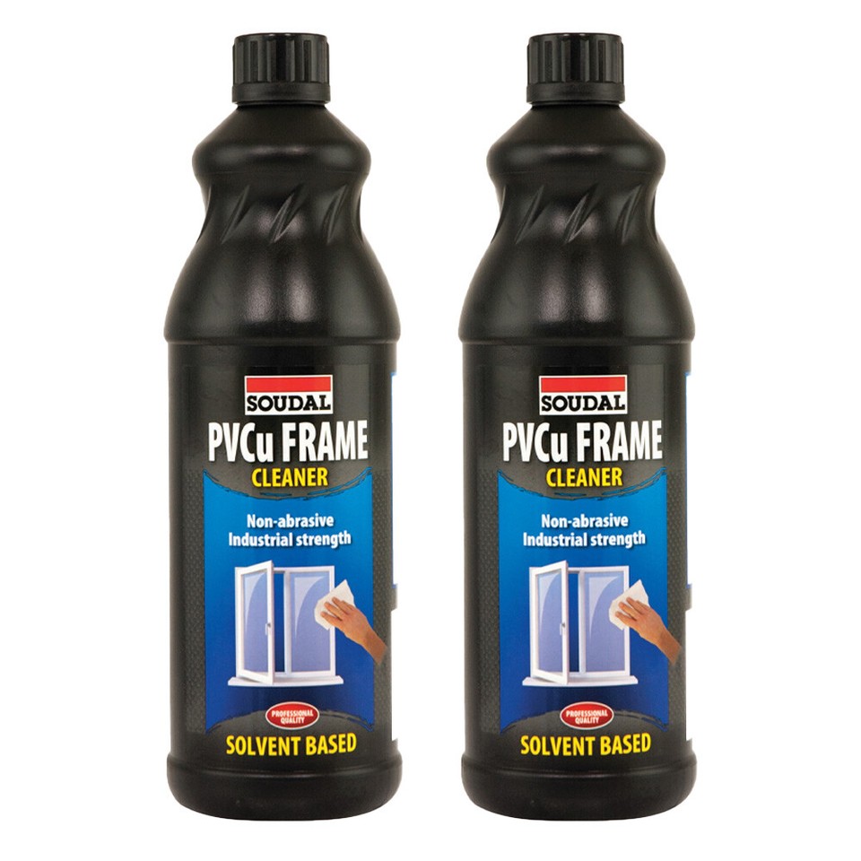 SOUDAL PVCu Frame Cleaner - Solvent Based Plastic Windows Doors - 1 ...