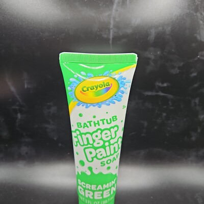 Crayola Bathtub Finger Paint Soap 3oz Tube: Screaming Green | eBay