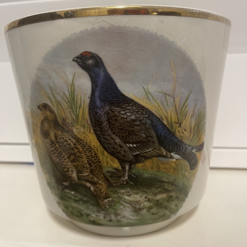 Vintage Pall Mall Ware Large Game Bird Themed Planter / Plant Pot ...