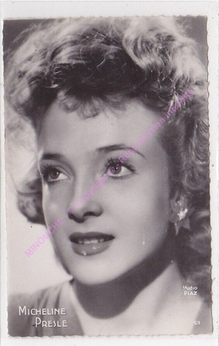 CPSM RPPC STAR MICHELINE PRESLE PHOTO STUDIO PIAZ Edt O.P.53 | eBay