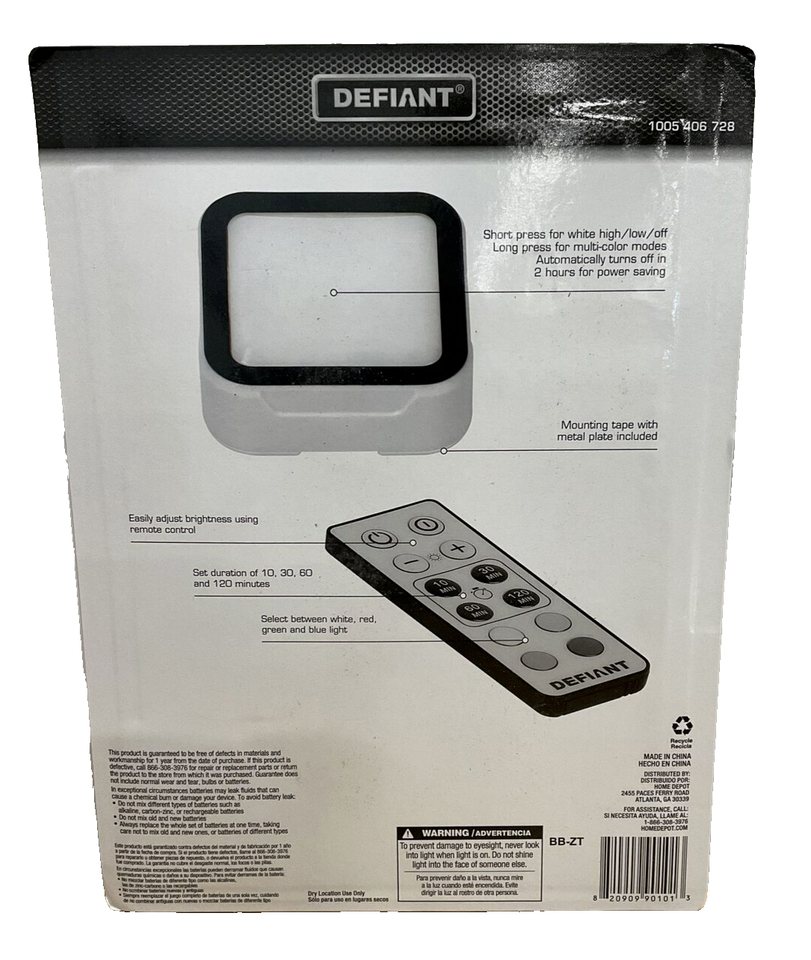Defiant 6-Pack LED Accent Lights with Remote Control 4 Colors, Timer | eBay