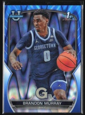 BRANDON MURRAY 41/199 2022-23 BOWMAN CHROME UNIV BLUE RAYWAVE #40 ...