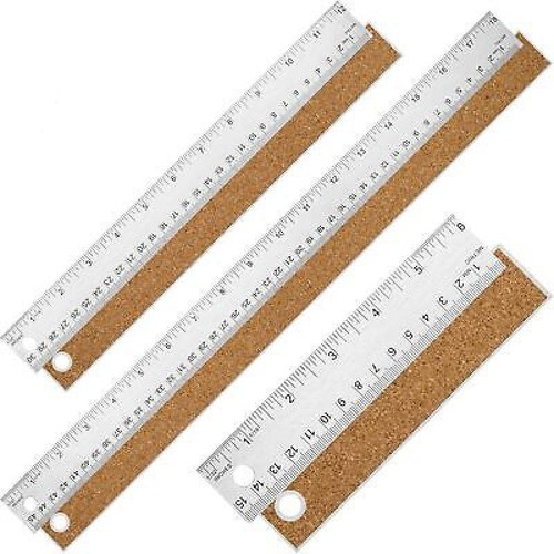 Metal Ruler with Cork Backing, 18 Inch Stainless Steel Rulers 18 Inch ...