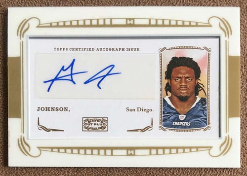 Gartrell Johnson 2009 Topps Mayo Framed Mini Autograph Rookie #MA-GJ ...