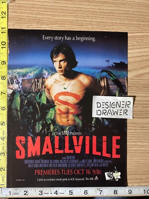 Smallville WB Series Show Premier Promotional 2001 Print Advertisement ...