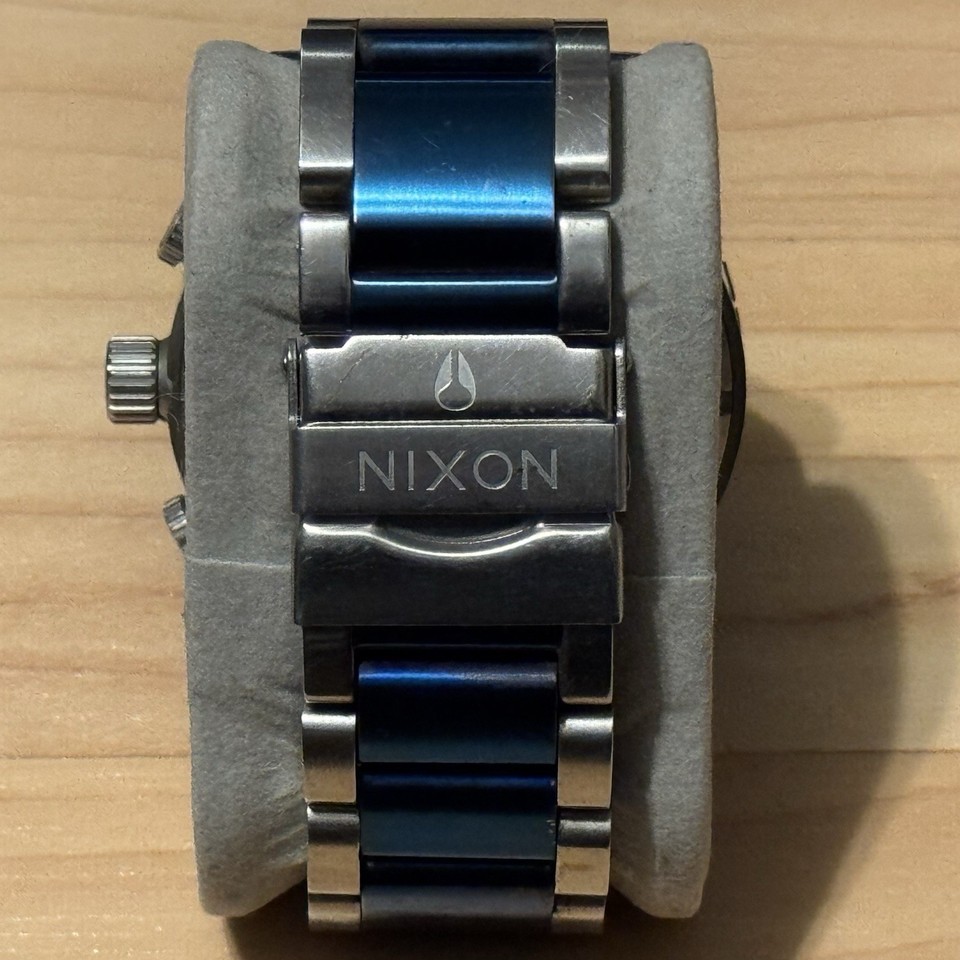 Nixon The 51-30 Chrono Simplify Blue Silver Chronograph Men's Analog ...