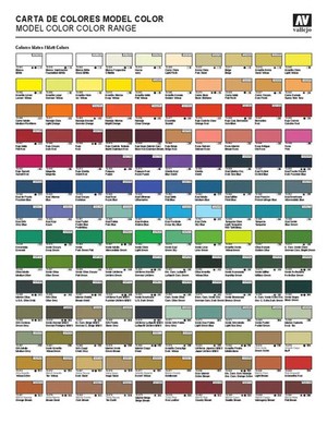 Vallejo Model Color Acrylic Paints 17ml (0.57oz.) Assorted Colors | eBay