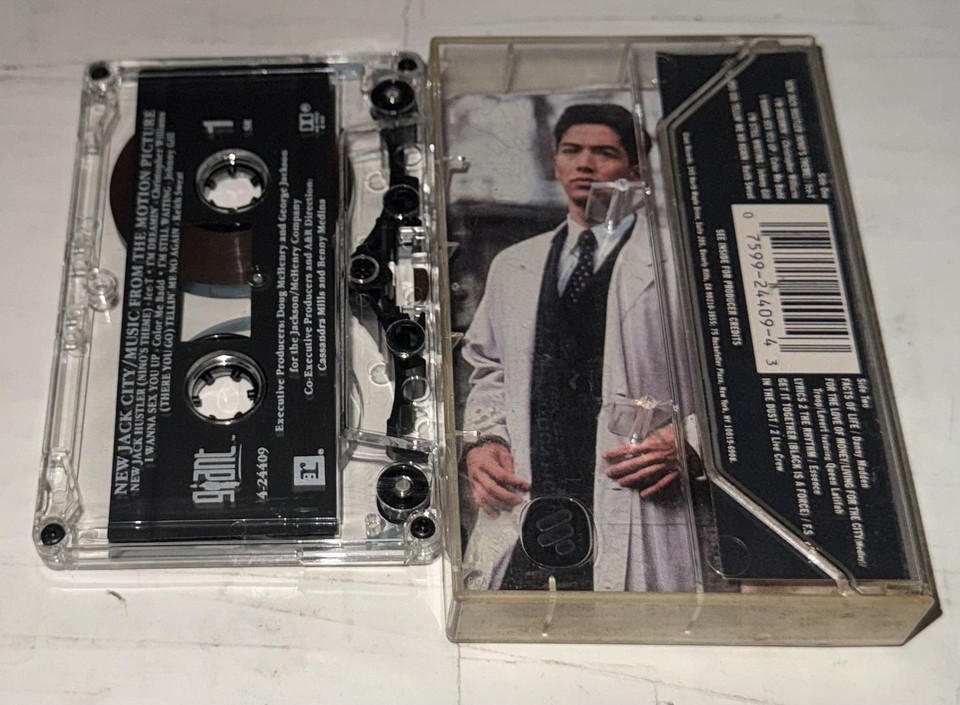 New Jack City Cassette Soundtrack 1991 Rap Hip Hop R&B Black Parental ...