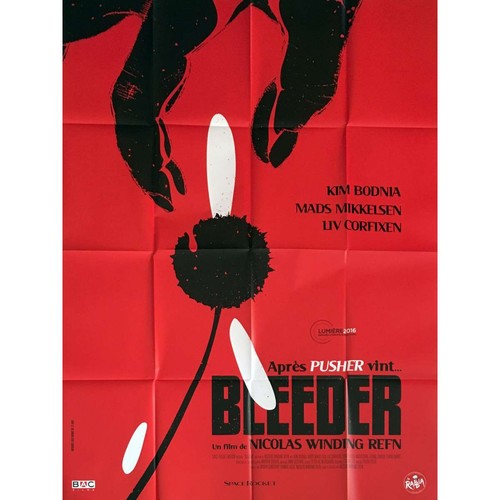 BLEEDER Movie Poster 47x63 in. - 1999/R2016 - Nicolas Winding Refn ...
