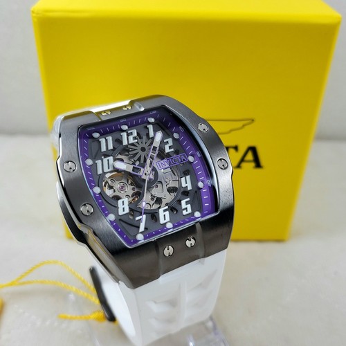 INVICTA S1 RALLY DIABLO 44895 AUTOMATIC PURPLE SKELETON AUTOMATIC MEN'S ...