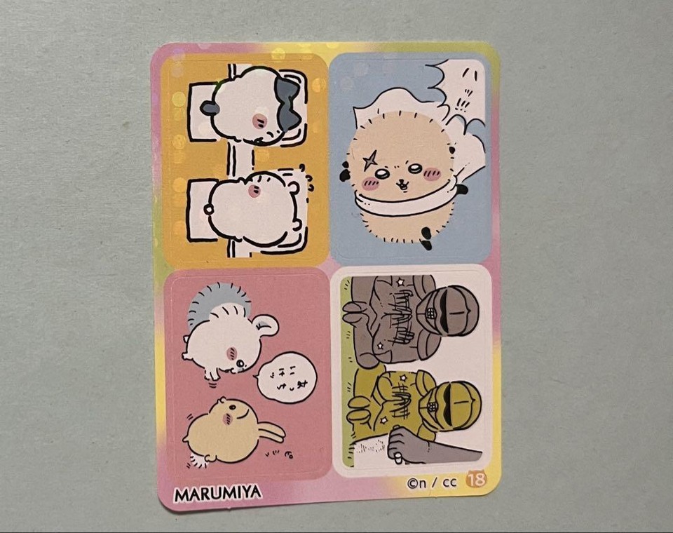 Chikawa Character Card Sticker Set - Choose 1-3 , Cute Designs | eBay