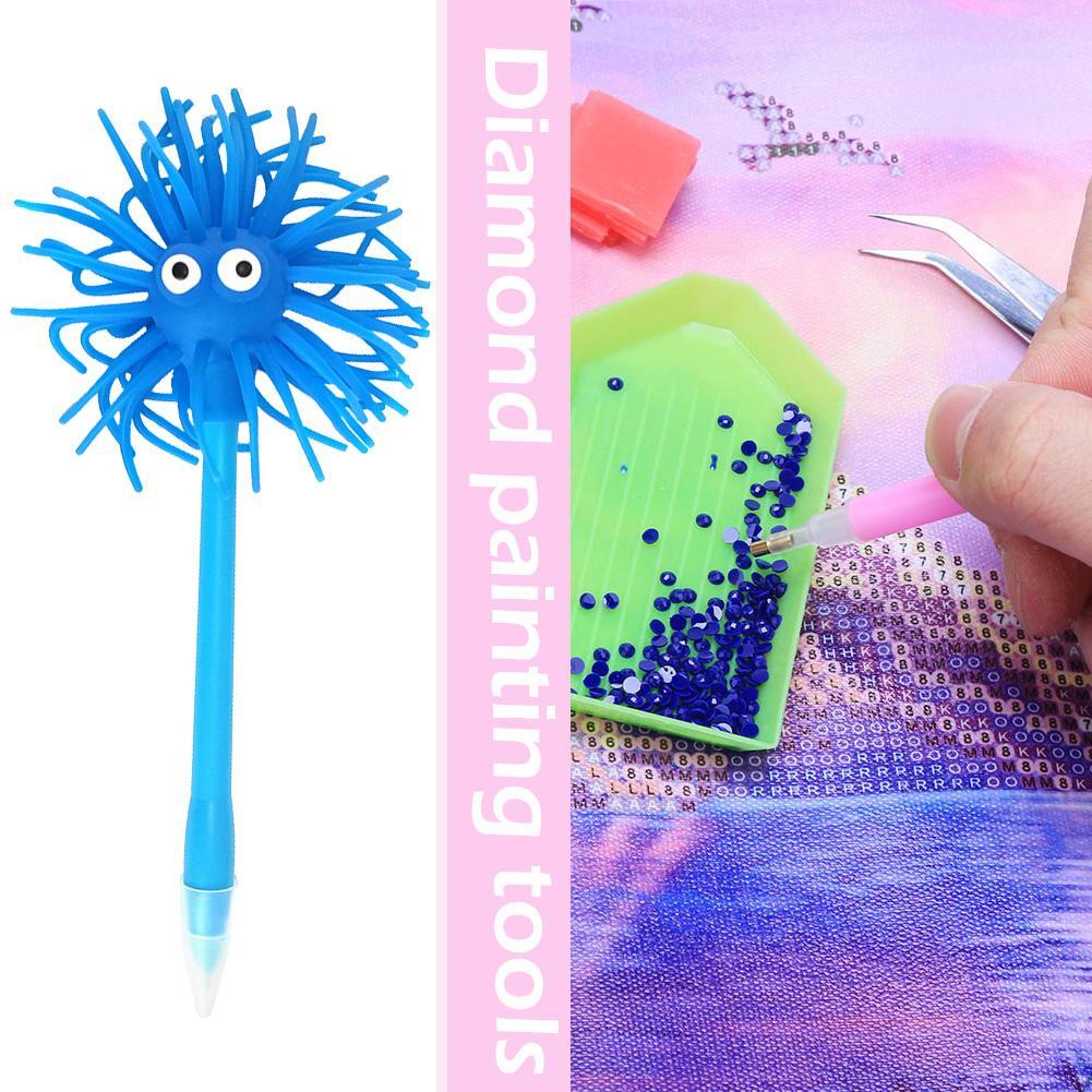Diamond Painting Pen Round/Square Tip DIY Point Drills Pens (Blue ...