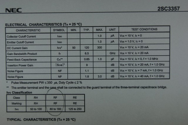 2sc3357 NEC Transistor Pcs 2sc3357-t1 for sale online | eBay