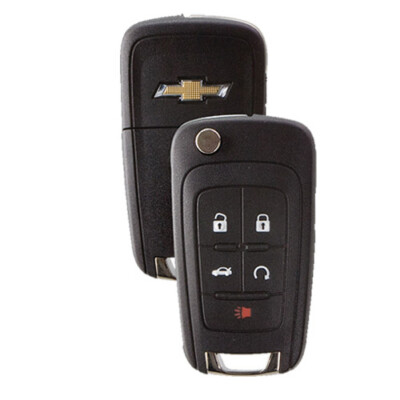 PEPS Flip Key Keyless Entry Remote Fob for Chevrolet with Push-To-Start ...