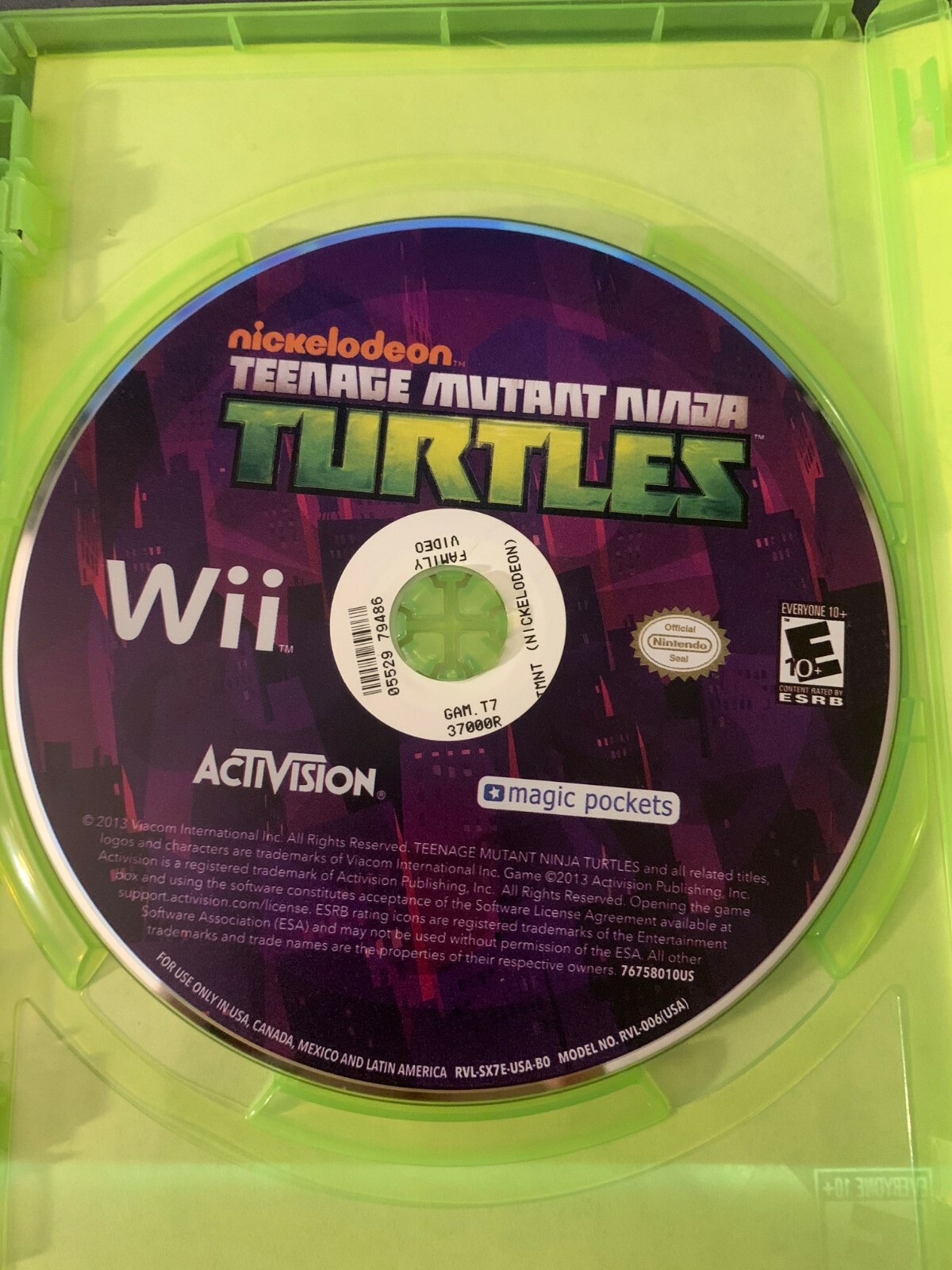 Teenage Mutant Ninja Turtles TMNT Nintendo Wii Disc Only Used | eBay