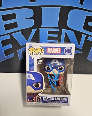 TOM HOMAN BORDER CZAR Autograph CAPTAIN AMERICA 1419 FUNKO With JSA COA ...
