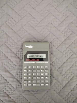 Franklin Computer Spelling Ace Plus Pocket Spell Checker PS-99 ...