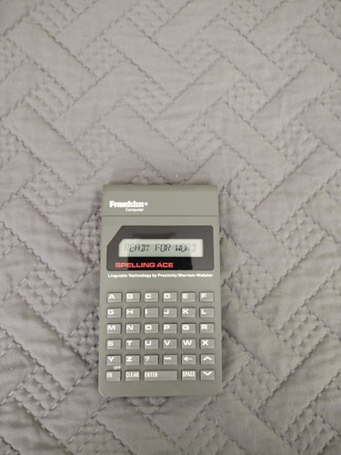 Franklin Computer Spelling Ace Plus Pocket Spell Checker PS-99 ...