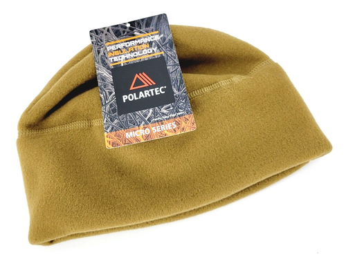 Polartec Micro Series Fleece Beanie Cap COYOTE Made in USA No-Pill ...