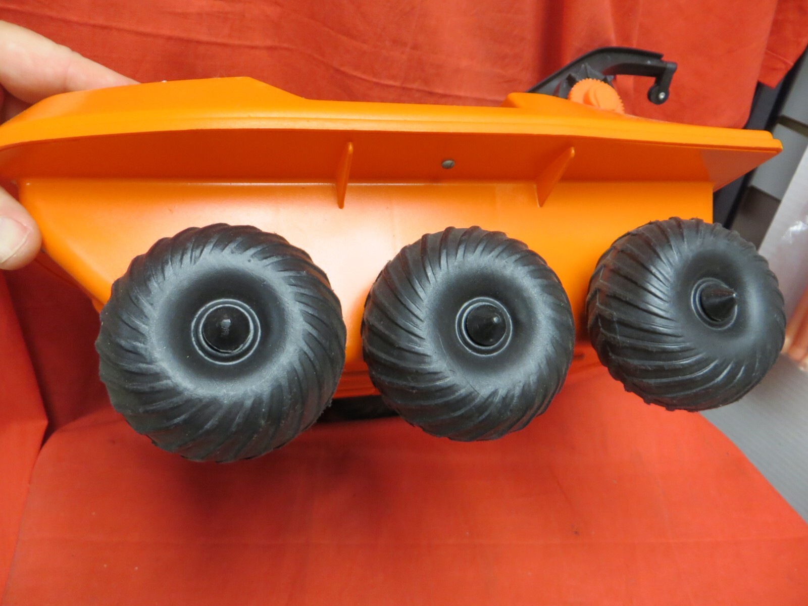 1964 VINTAGE GI JOE JOEZETA : CUSTOM ORANGE 6 WHEEL ATV : ADVENTURE ...