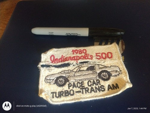 Pontiac Trans AM pace car 1980 jacket patch Indy 500 square | eBay