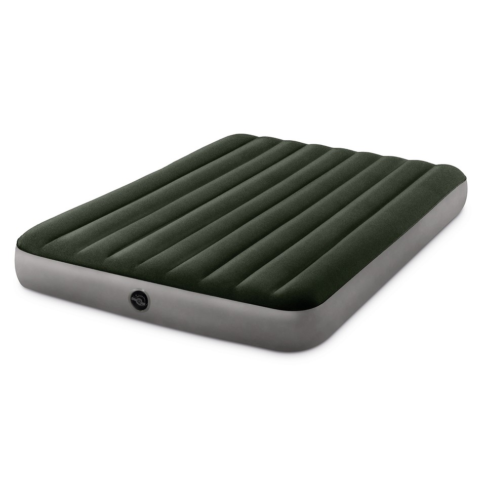 Intex 64109E Dura-Beam Prestige Downy Inflatable Airbed, Queen (Open ...