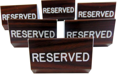 Reserved Signs For Church Pews Reserved Pew Sign | Maroon Velvet