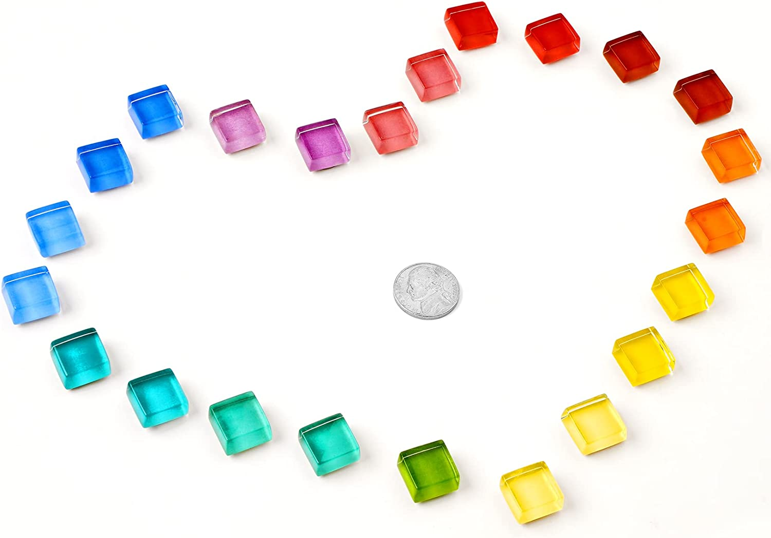 24 Color Refrigerator Magnets Colorful Fridge Magnets Locker Glass ...