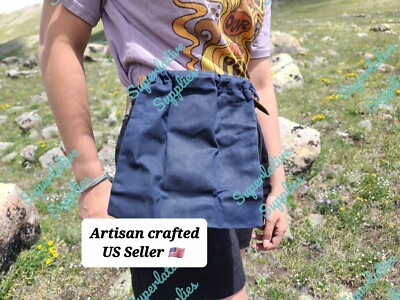 Premier Canvas Drawstring Bag Trail Pouch Foraging Hiking Camping ...