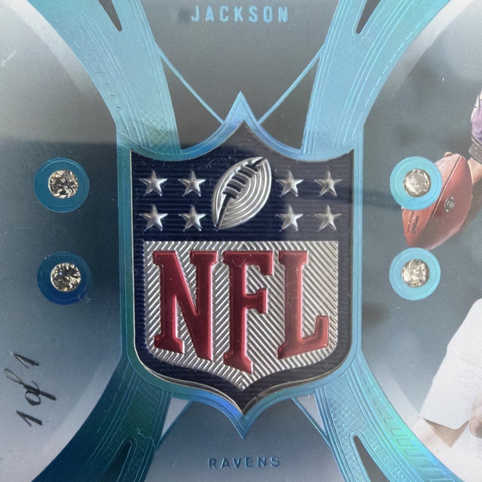 2024 Panini Eminence Lamar Jackson NFL Shield Quad Diamond 1/1 | eBay
