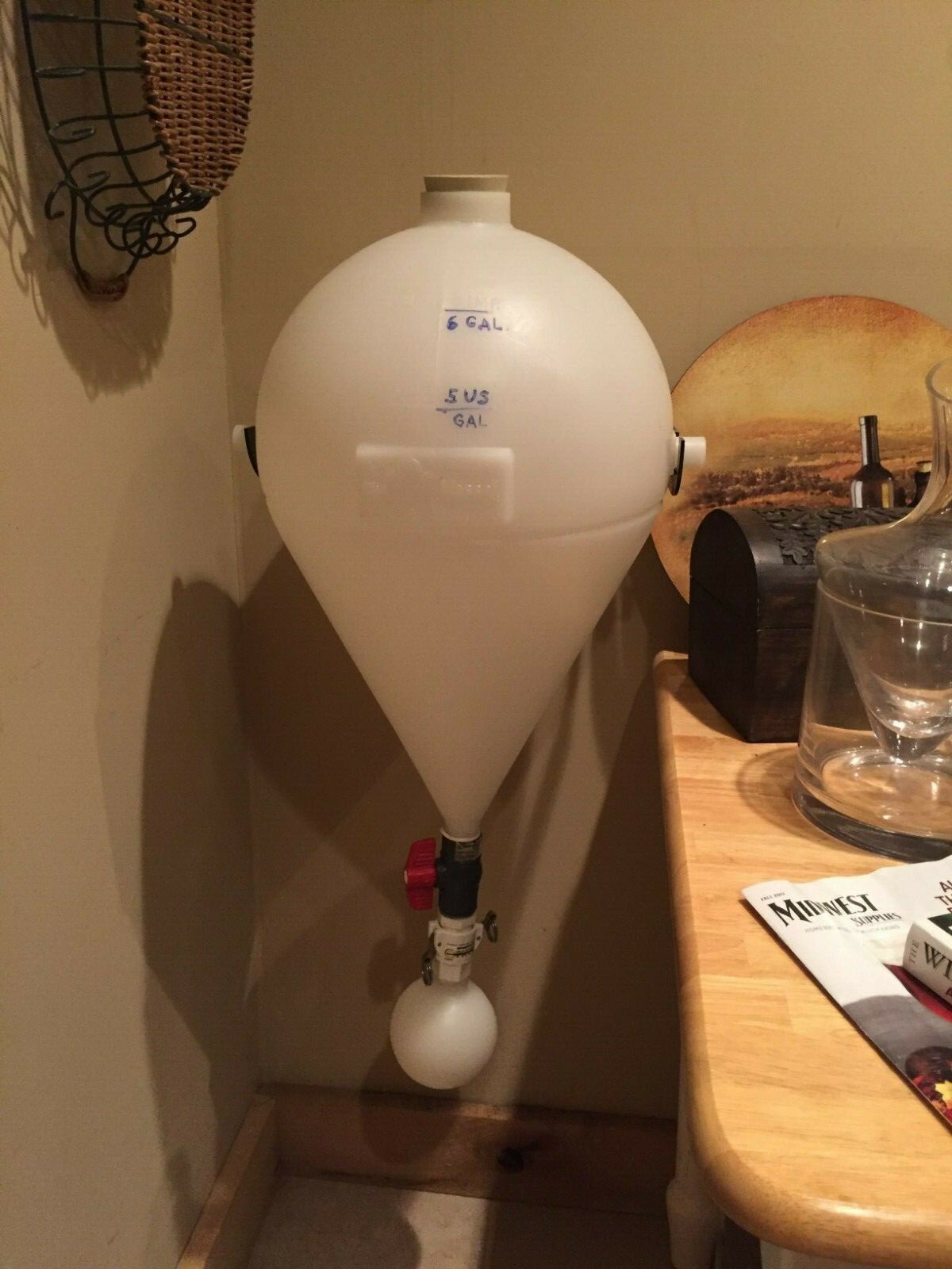 Fast Ferment Conical Fermenter Home Brew Beer Wine Cider Fastferment ...