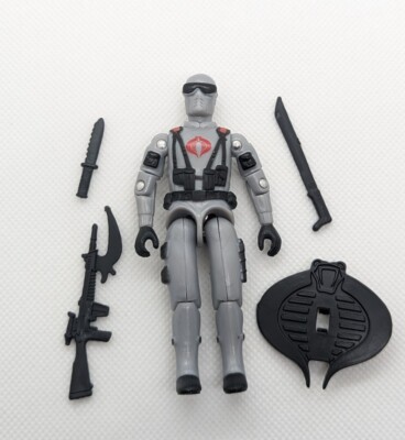 GI Joe Black Major Custom Snake Eyes WidowMaker Pearl Grey Cobra Agent ...
