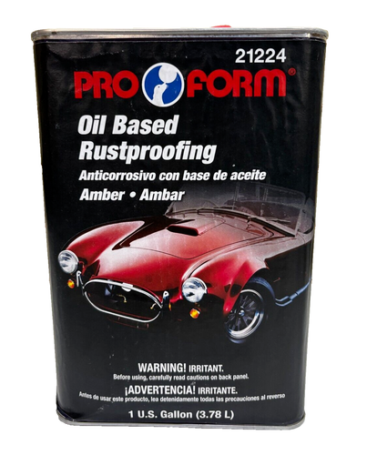 Pro Form Oil Based Rustproofing Amber 1 Gallon 21224 624214212242| eBay