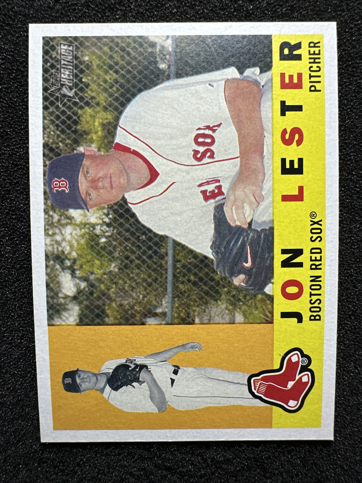 JON LESTER #249 2009 Topps Heritage Boston Red Sox | eBay