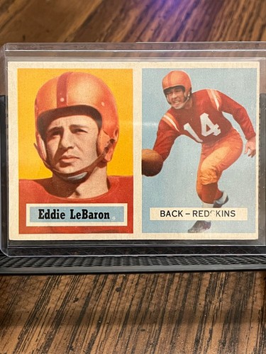 EDDIE LEBARON 1957 TOPPS #1 WASHINGTON REDSKINS VINTAGE CARD PACIFIC ...