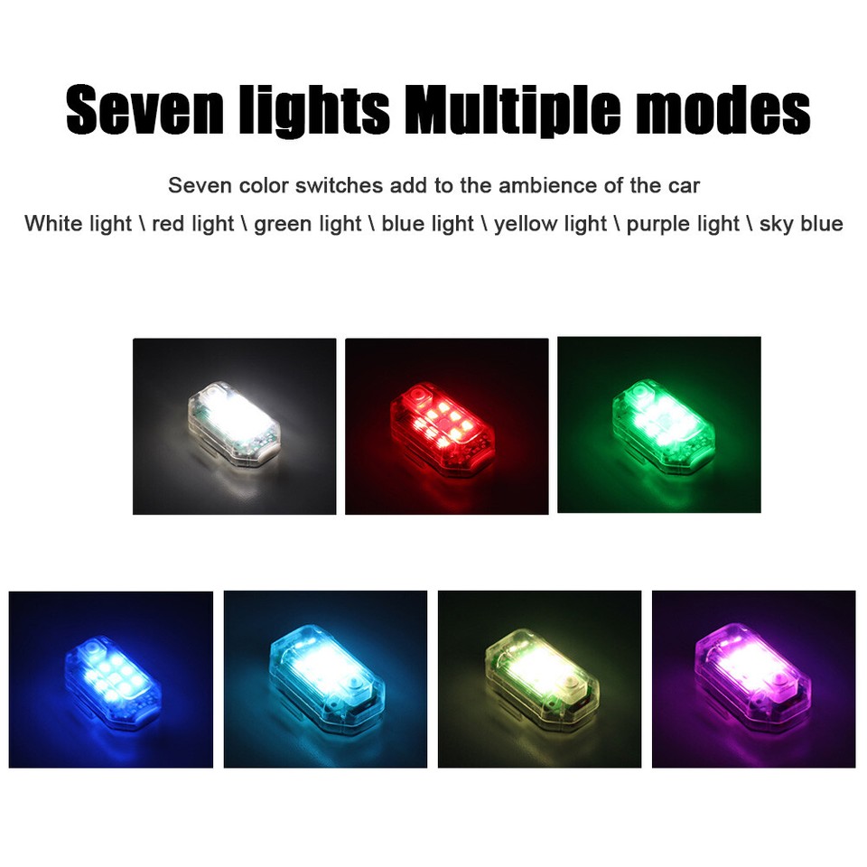 High Brightness Wireless LED Strobe Light 7 Colors Rechargeable ...