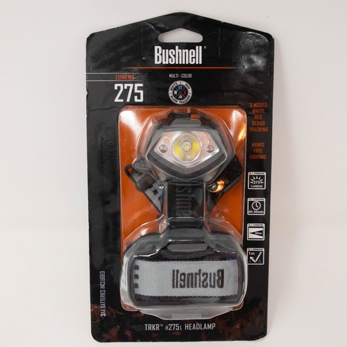 Bushnell 275 Lumen Multi Color LED Headlamp TRKR White Red Blood ...