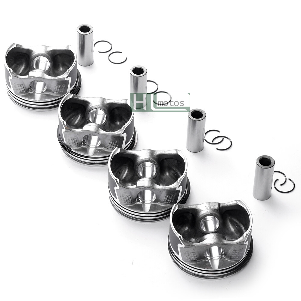 4pcs Pistons & Rings Set STD KS for BMW 2.0L L4 E82 E87 E88 120i 318i ...