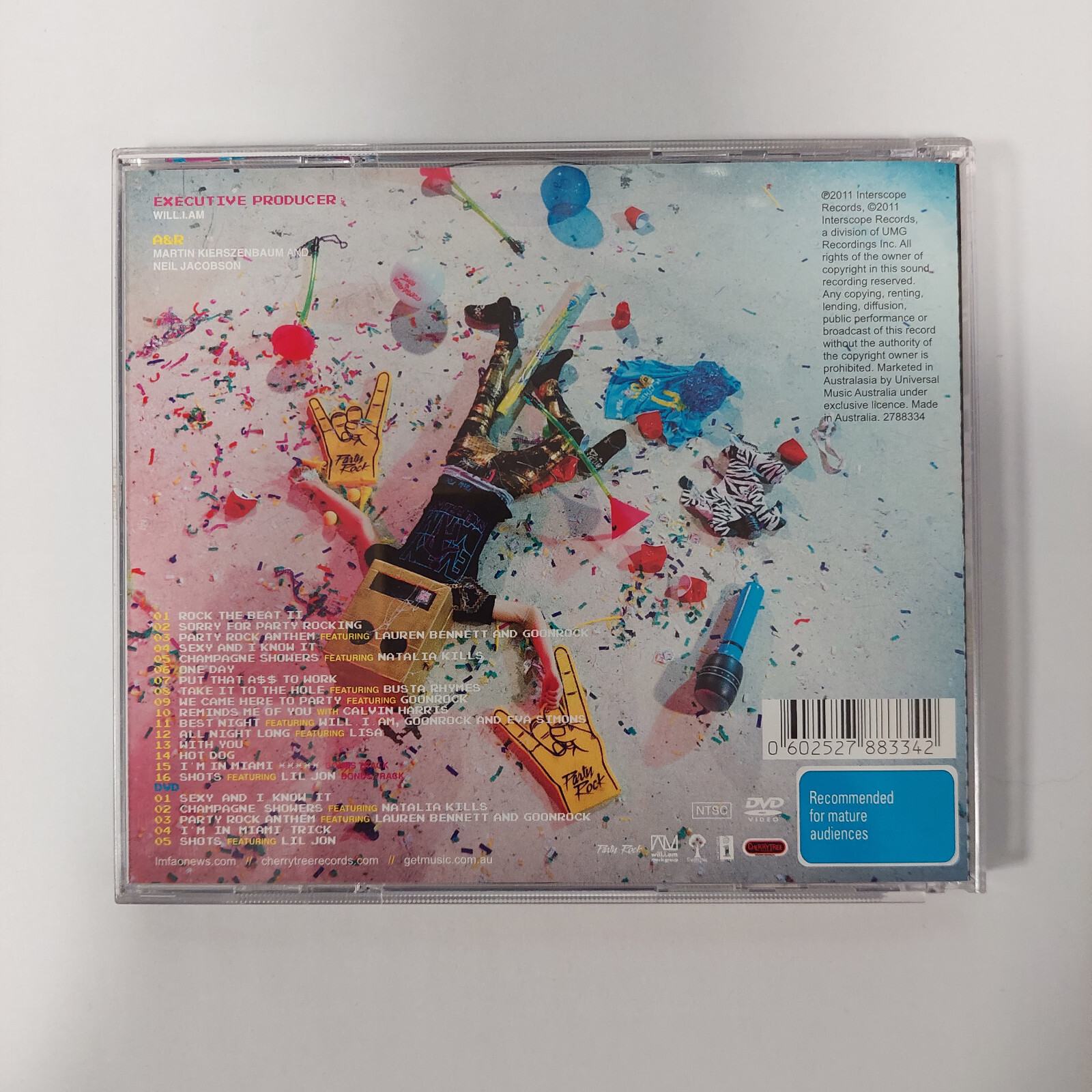 LMFAO Sorry For Party Rocking CD Free Post | eBay