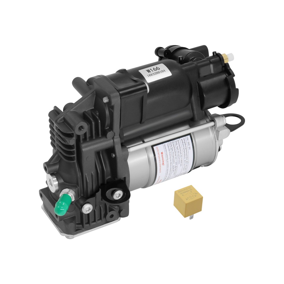 Air Suspension Compressor Pump + Relay For Mercedes Benz GL450 4Matic ...