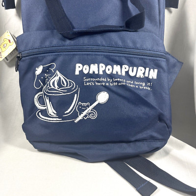 NWT SANRIO POMPOMPURIN BLUE BACKPACK SEGA | eBay