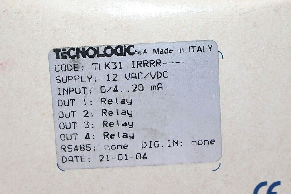 TECNOLOGIC TLK31 1RRRR DIGITAL ELECTRONIC CONTROLLER / TECNOLOGIC TLK31 | eBay