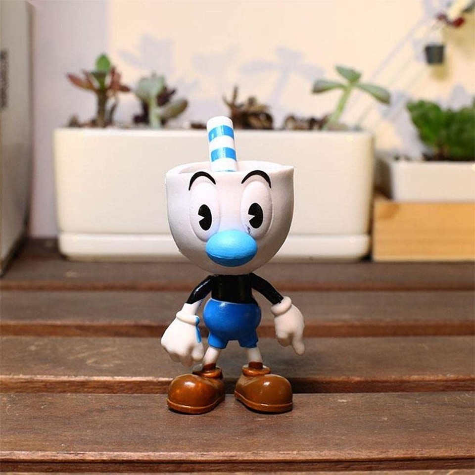 6pcs Set Cuphead Mughead Action Figure Toys | eBay
