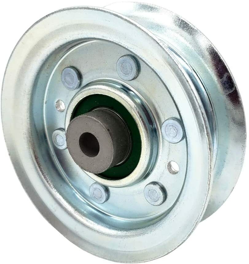 38" Deck Flat Idler Pulley For Husqvarna LT120 LT1238 LT131 LT141 TC138 ...